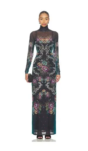 AFRM Billie Long Sleeve Maxi Dress
