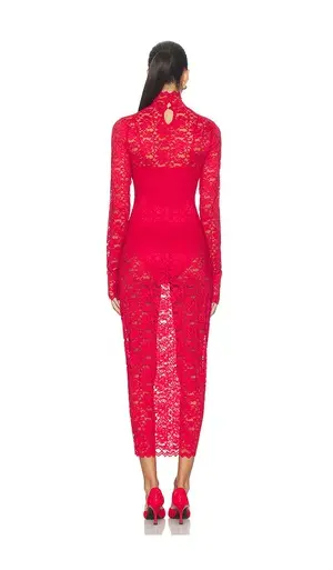 AFRM Joysel Silken Lace Dress In . Also