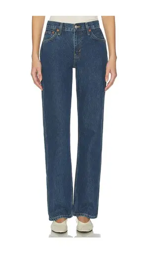 RE/DONE 90's Mid Rise Loose Jeans - Blue