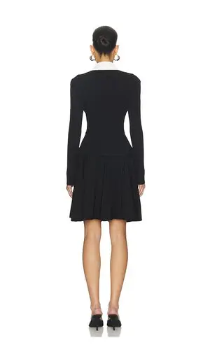 SELF-PORTRAIT Tailored Knit Mini Dress