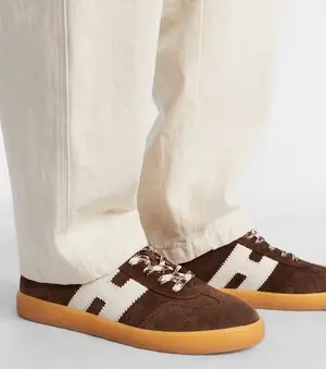 Hogan Suede Sneakers - Brown