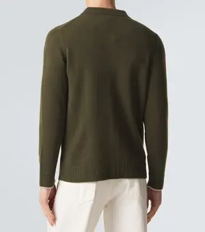 Arch4 Cashmere Button-front Cardigan - Brown