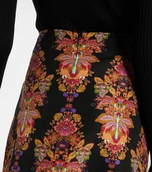 La DoubleJ Cornucopia Wool-blend Midi Skirt