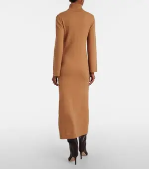 Rixo Elliette Wool And Cashmere Midi Dress