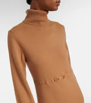 Rixo Elliette Wool And Cashmere Midi Dress