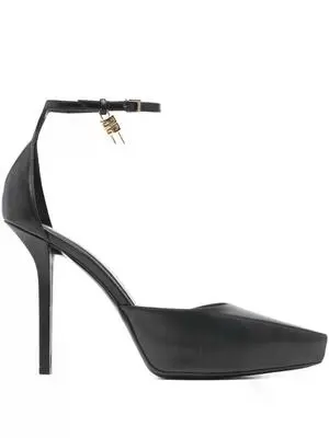 Givenchy 110mm Leather Platform Pumps - Black
