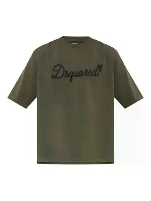 Dsquared2 Embroidered Crew-neck T-shirt - Green