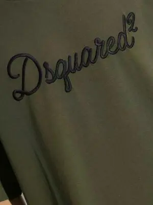Dsquared2 Embroidered Crew-neck T-shirt - Green
