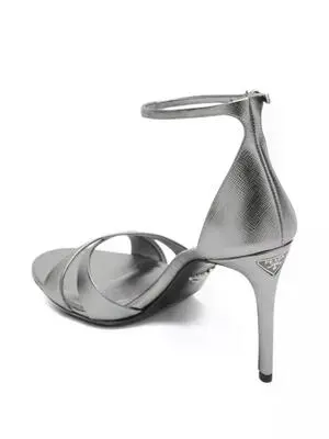 Prada Leather Heeled Sandals
