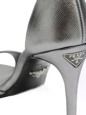 Prada Leather Heeled Sandals