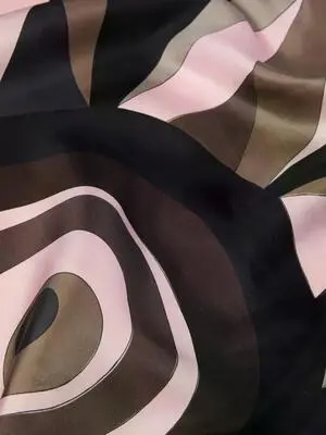 Emilio Pucci Printed Scarf - Black