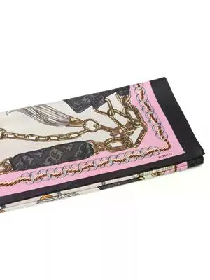 Pinko Graphic-print Scarf - Pink