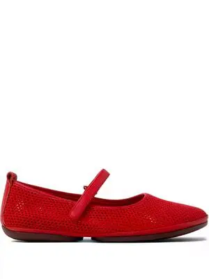Camper Right Nina Strappy Ballet Flats - Red