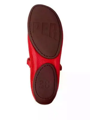 Camper Right Nina Strappy Ballet Flats - Red