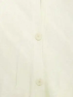 Theory Patch-detail Ribbed-knit Cardigan