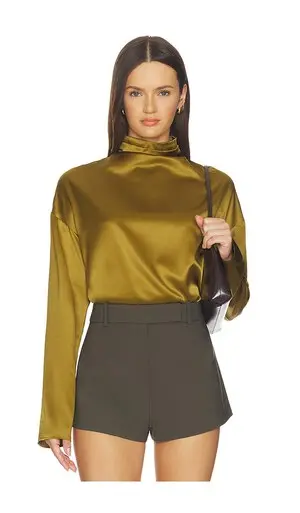 SRG Atlas Silk Top - Olive