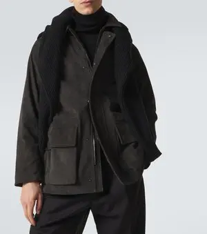 SAMAN AMEL City Suede Jacket