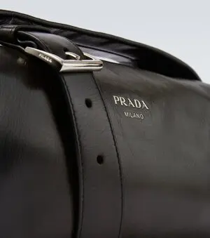 Prada Calf Leather Tote Bag - Green