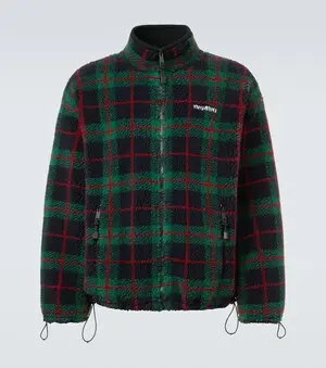 Miu Miu Checked Teddy Jacket