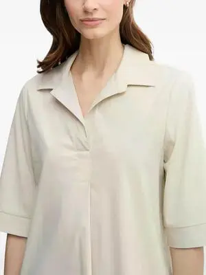 Joseph Ribkoff V-neck Polo Dress With Elbow Sleeves