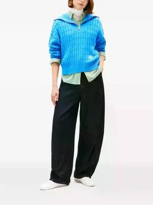 Tommy Hilfiger Zip Cable-knit Sweater