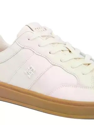 Tommy Hilfiger Leather Low-top Sneakers With Logo Detail