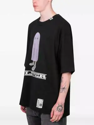 Mihara Yasuhiro Graphic-print T-shirt - Black
