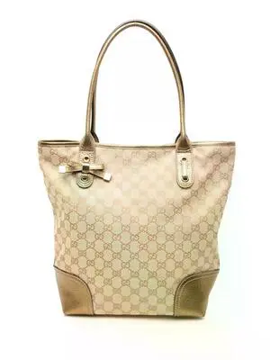 Gucci Gg Canvas Princy Tote Bag - Brown