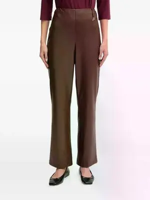 Joseph Ribkoff Logo-plaque Trousers - Brown
