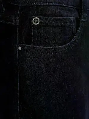 Joseph Ribkoff Wide Leg Jeans With Logo Plaque