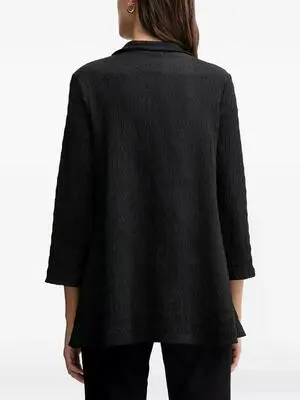 Joseph Ribkoff Joseph Ribkoff Textured Zip-Up Top Black