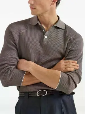 Brunello Cucinelli Buttoned Polo Shirt