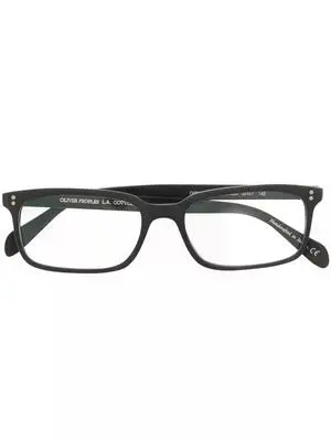 Oliver Spencer Denison Square-frame Glasses - Grey