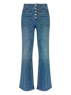 Ulla Johnson Ulla Johnson Button-Up Pocket Jeans Blue