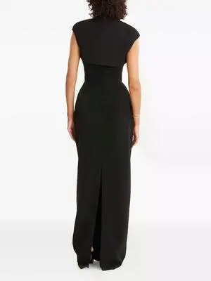 MOOS STUDIO Cap-sleeved Maxi Dress