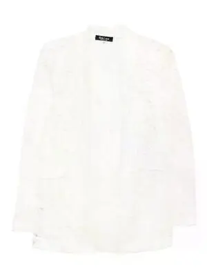 BLAKLACE Lace Blazer - White