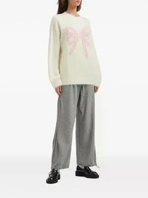 B+AB Bow Knitted Sweater - Neutrals