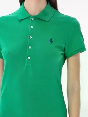 Polo Ralph Lauren Logo Detail Polo Top - Green