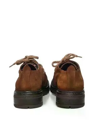 GIULIANO GALIANO Suede Lace Up Boots - Brown