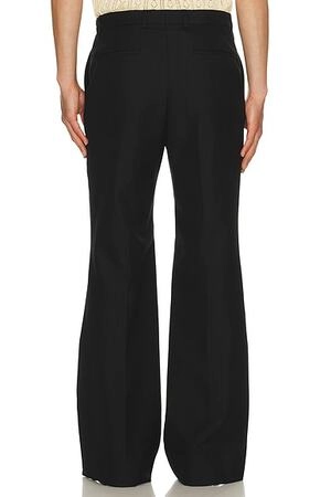 Valentino Garavani Diagonal Wool Trouser - Nero