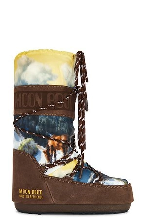 Moon Boot MOON BOOT X Guest In Residence Icon High Postcard Boots Cocoa