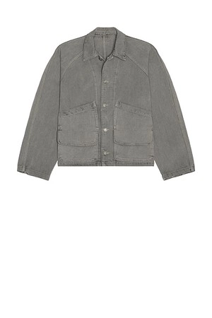 LE17SEPTEMBRE Garment Dyed Denim Hunting Jacket