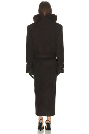 HELSA Bold Shoulder Long Coat