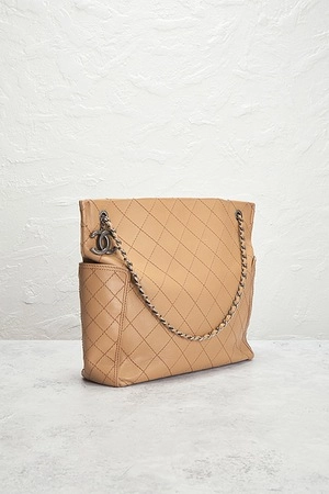 Chanel Calfskin Large Soft Tote Bag