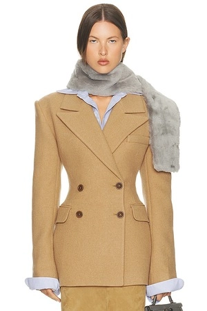 HELSA Italian Wool Blend Blazer - Camel