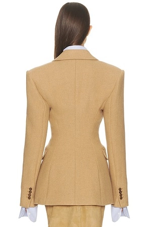 HELSA Italian Wool Blend Blazer - Camel
