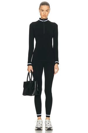 The Upside Seamless Quarter Zip Base Layer Top