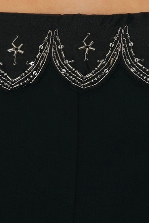 Staud Colette Beaded Trim Dress