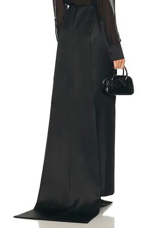 Brandon Maxwell Monroe Maxi Skirt - Black