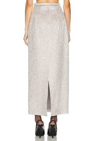 Adam Lippes Metallic Jacquard Maxi Skirt